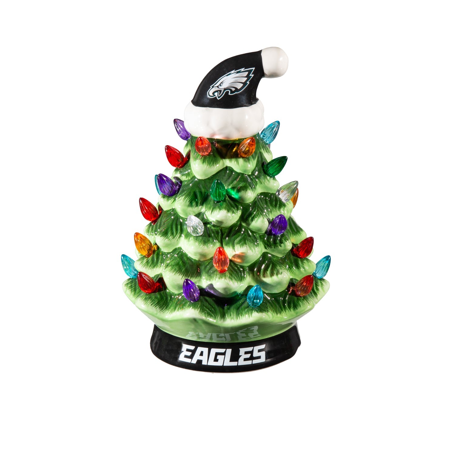 Philadelphia Eagles LED Ceramic Christmas Tree - 8" – ManCave Store