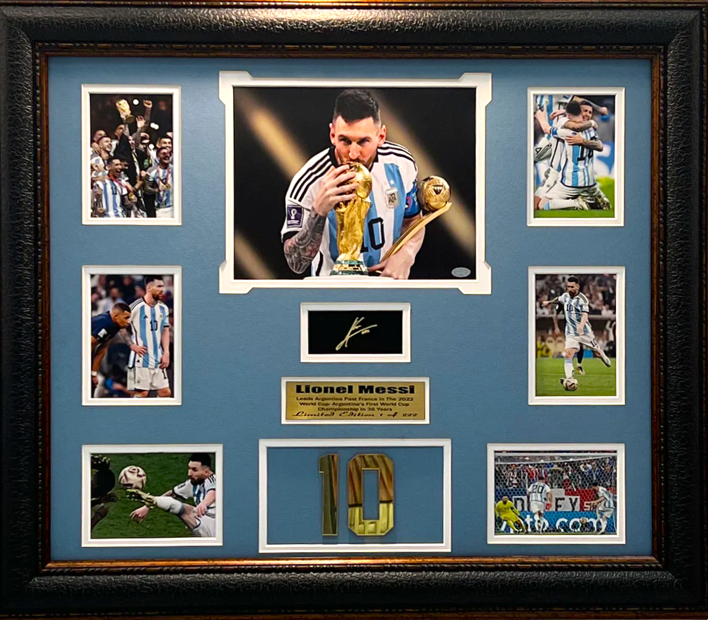 Lionel Messi Soccer Number 10 Large Frames – ManCave Store