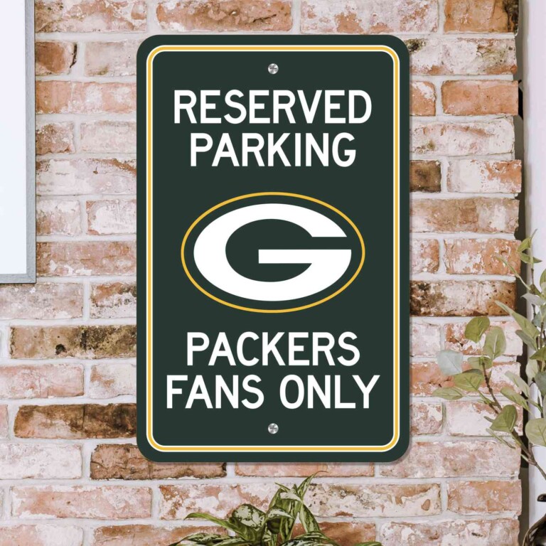Green Bay Packers Parking Sign - Mymancave Store