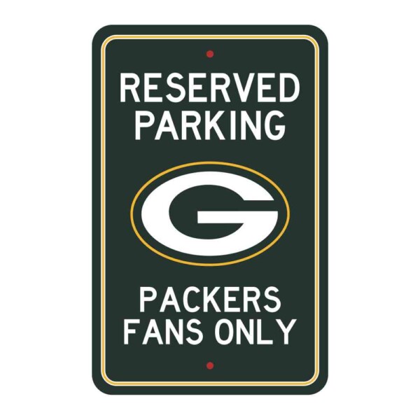 Green Bay Packers Parking Sign - Mymancave Store