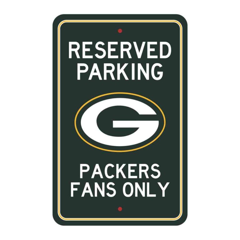 Green Bay Packers Parking Sign - Mymancave Store