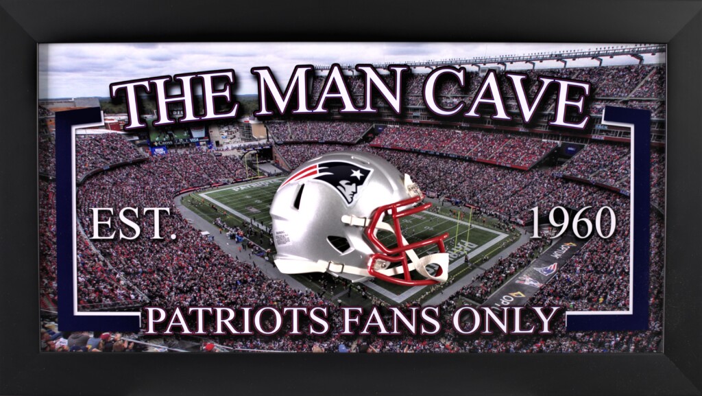New England Patriots Helmet Frame - Mymancave Store