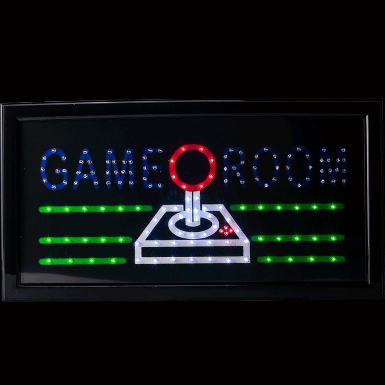 LED Gameroom with Joystick Neon Sign - Mymancave Store