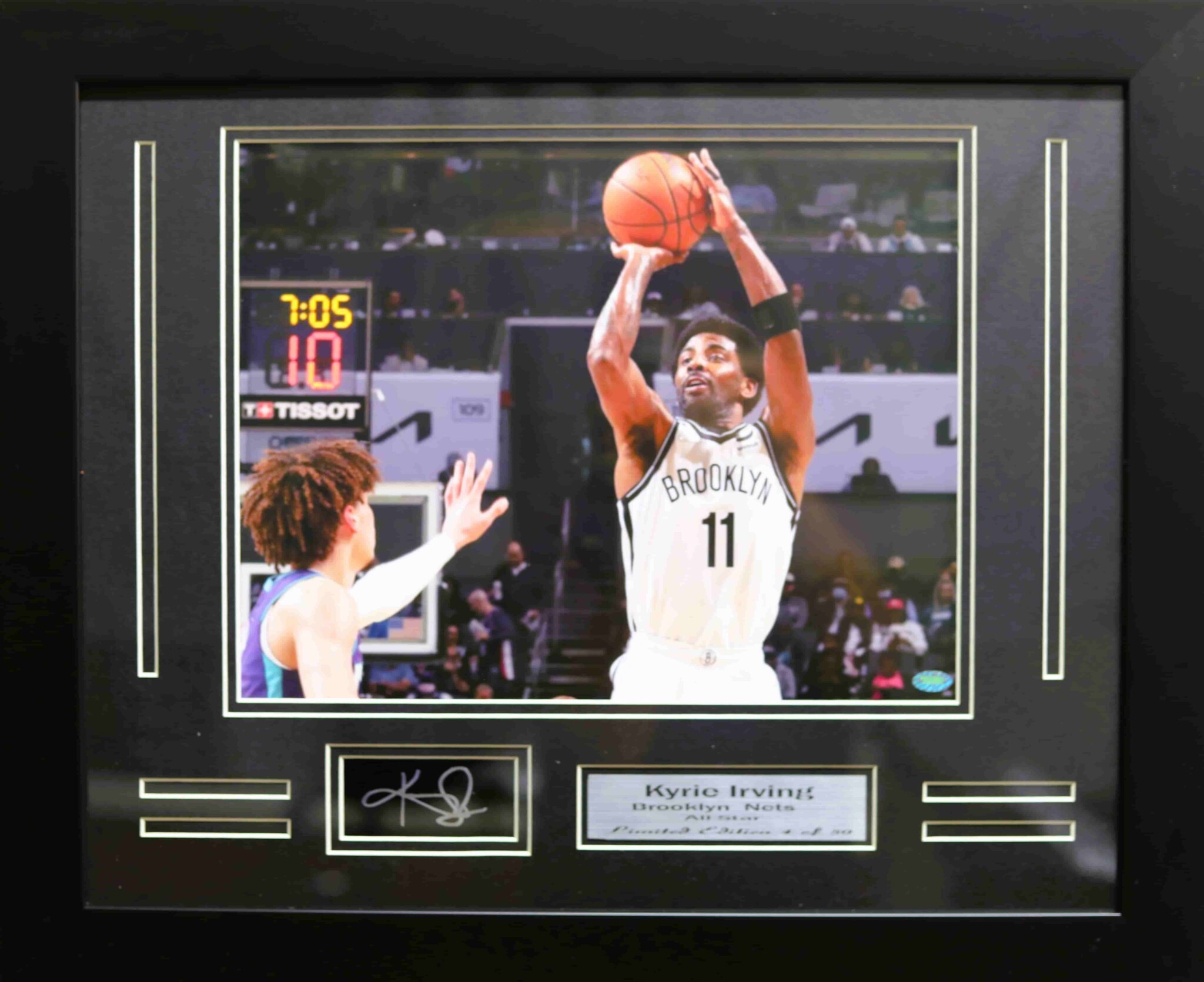 KYRIE IRVING ENGRAVED SIGNATURE FRAME - Mymancave Store