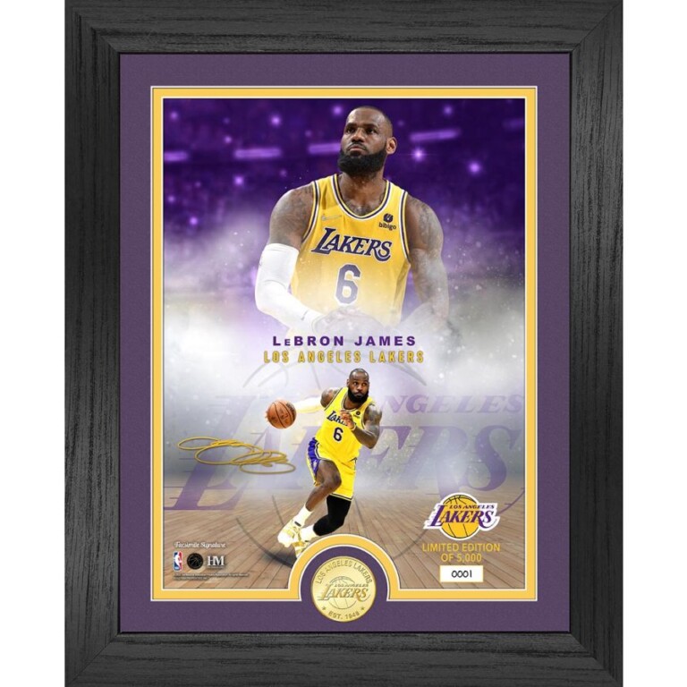 LeBron James Legends Bronze Coin Photo - Mymancave Store