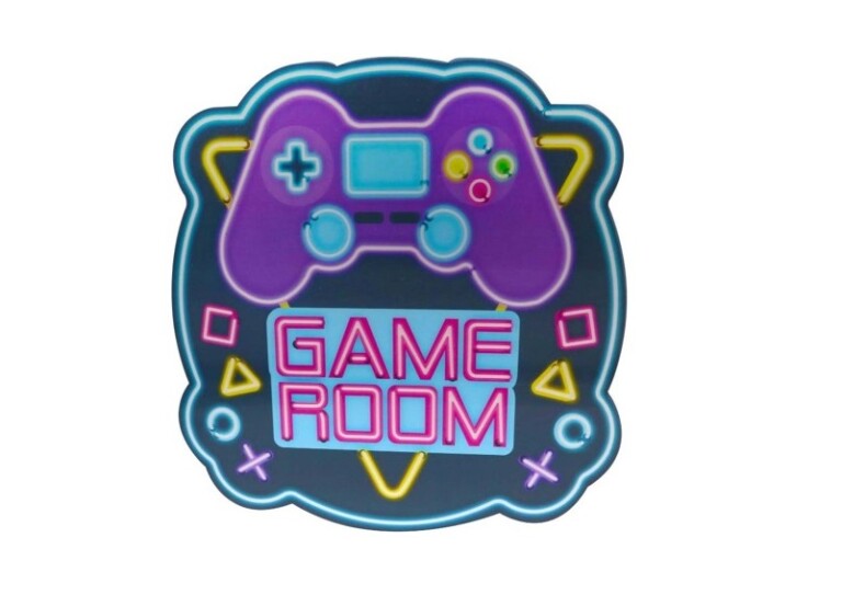 GAME ROOM LENTICULAR SIGN 3D EFFECT - Mymancave Store