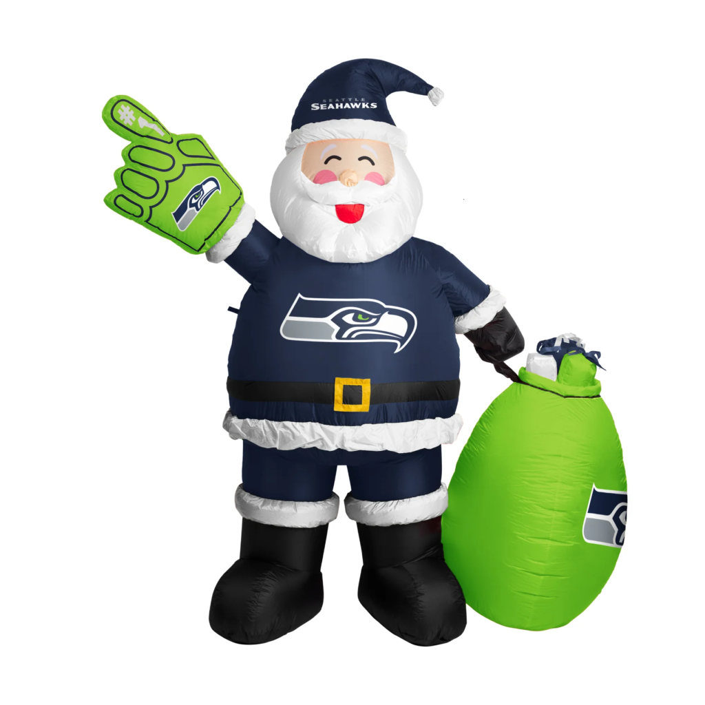 Seattle Seahawks Santa Inflatable - Mymancave Store